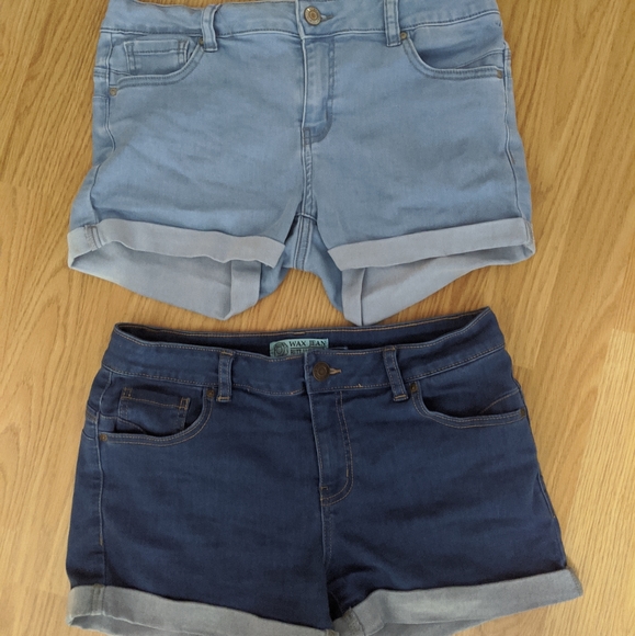 Wax Jean | Shorts | Wax Butt I Love You Push Up Jean Jegging Shorts L ...
